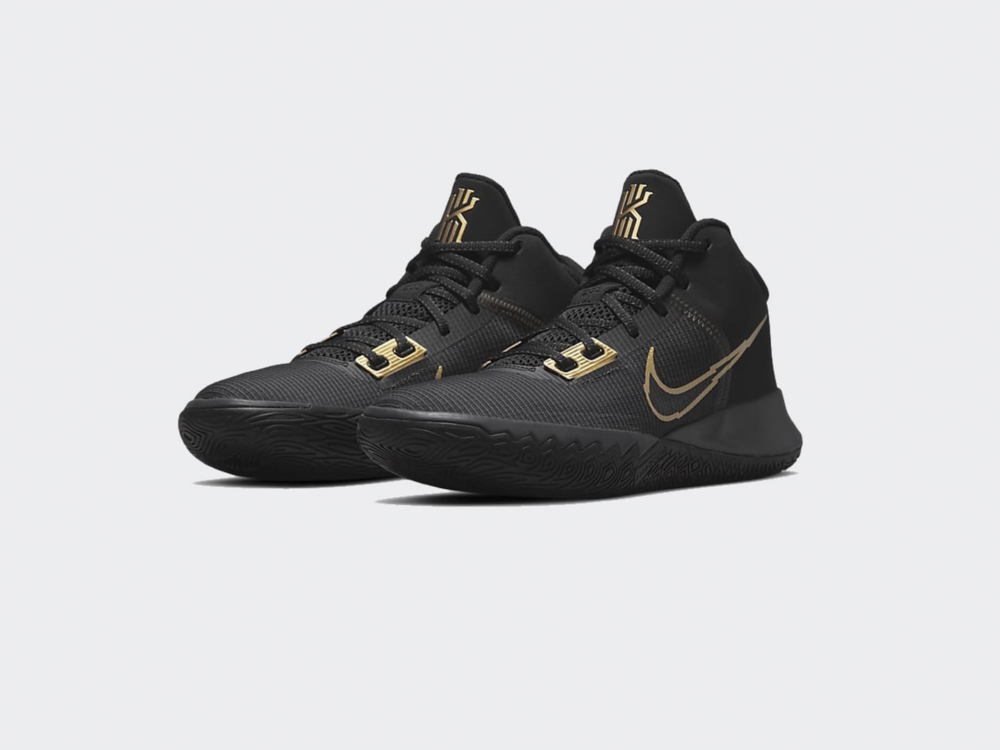 Кроссовки Nike Kyrie Flytrap IV / black, metallic gold CT1972-005